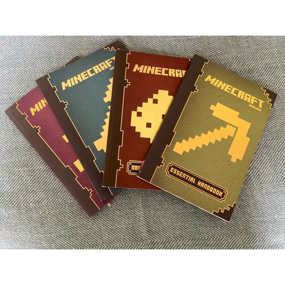 Minecraft | Other | Minecraft Official Mojang Handbook Set Of 4 | Poshmark